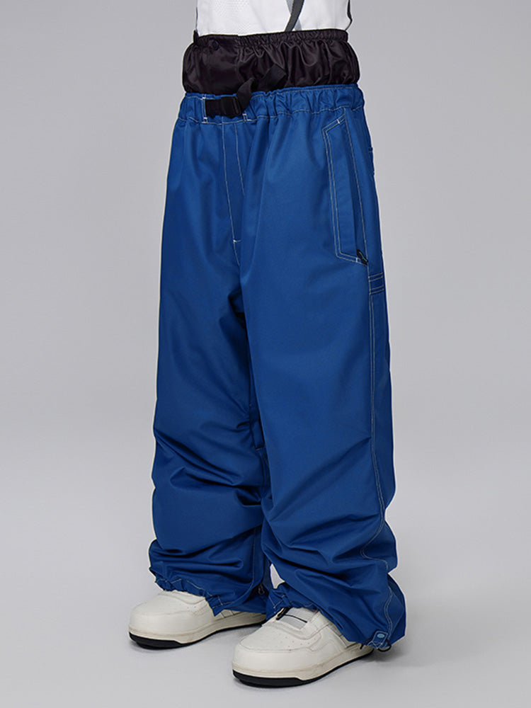 Men's Mountain Freerider Freestyle Snowboard Denim Jeans Baggy Snow ...