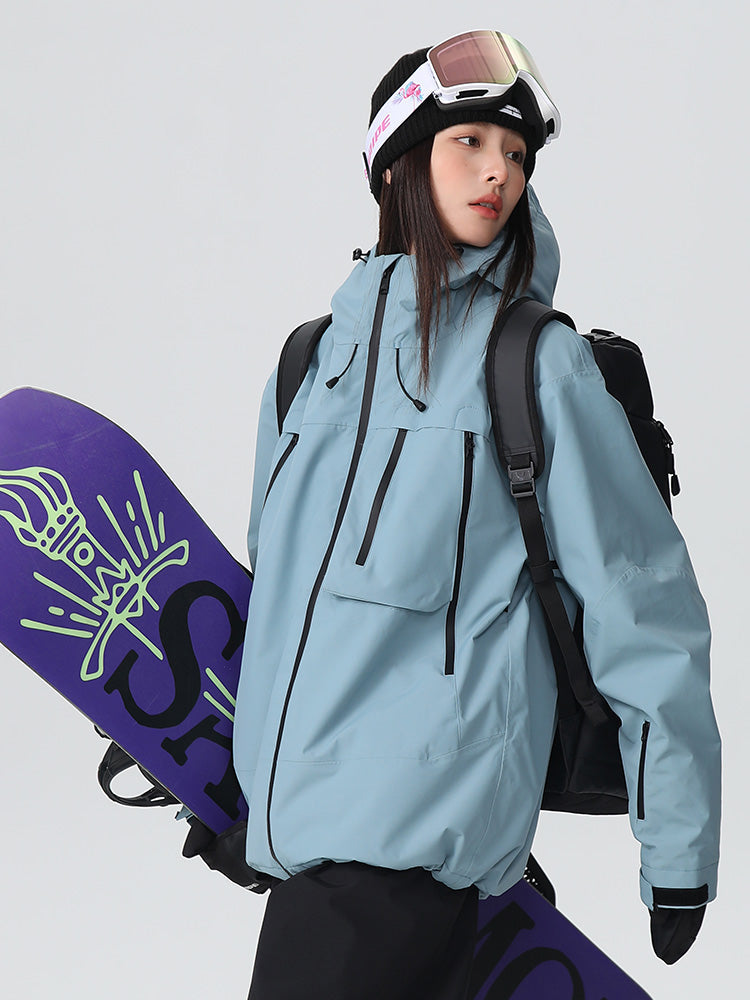 Women's Searipe Durable Mountain Pro All-Terrain Baggy Snow Jacket ...