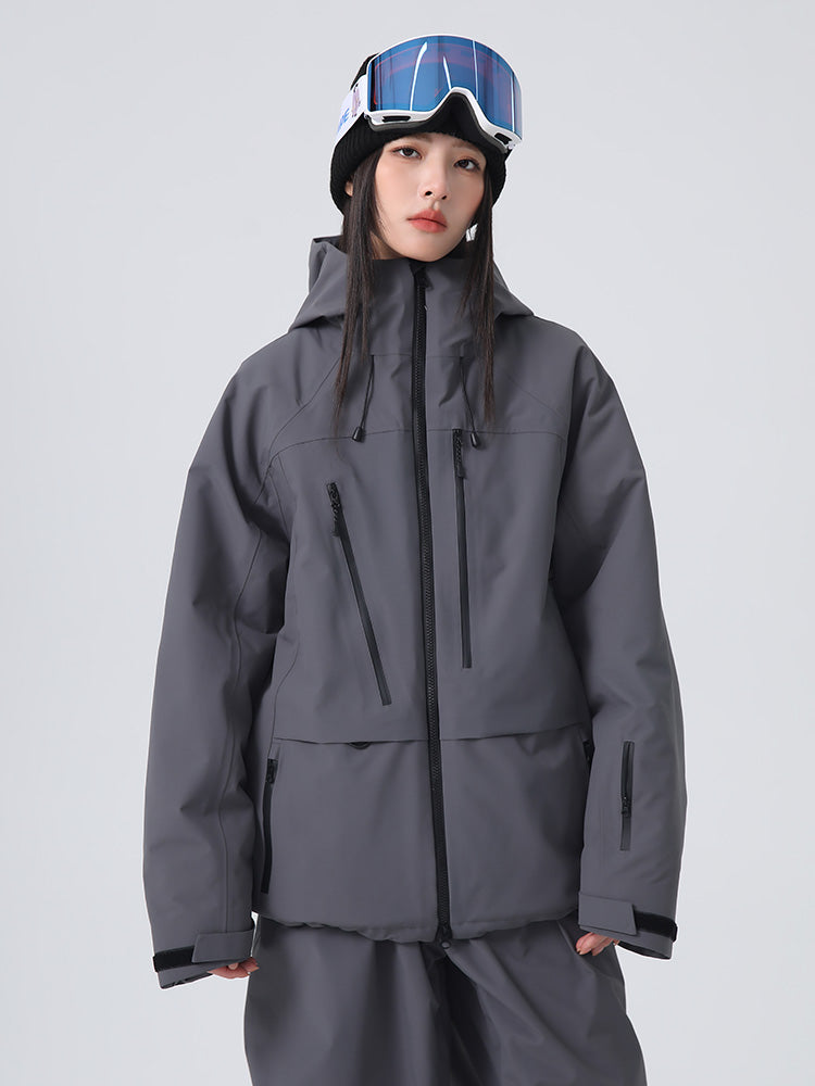 Women's Searipe Unisex Urban Ridge Mountain Freeride Baggy Snow Jacket ...
