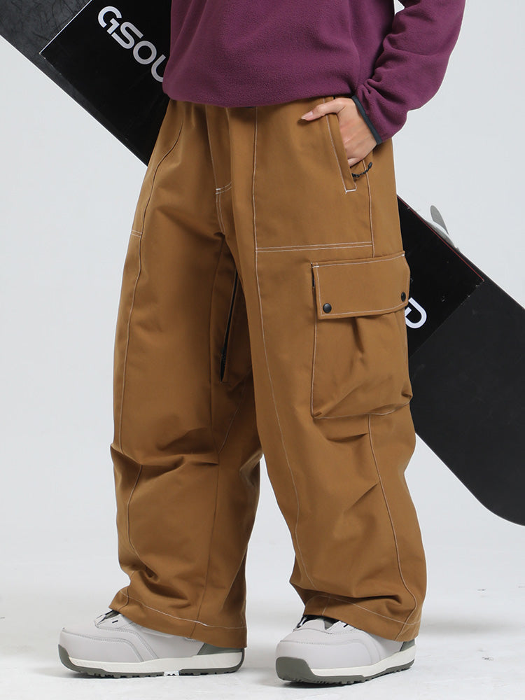 Women's Gsou Snow Terrain Rider SnowRush Freestyle Baggy Snow Pants ...