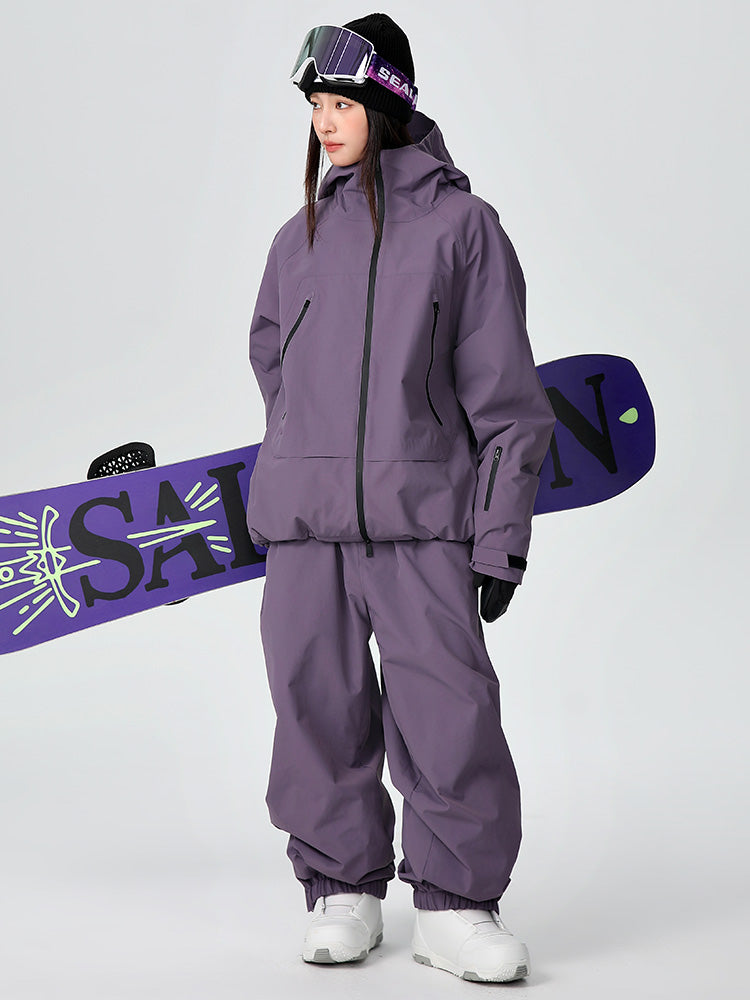 Womens Searipe Unisex Durable Mountain Pro All-Terrain Baggy Snow Suit ...