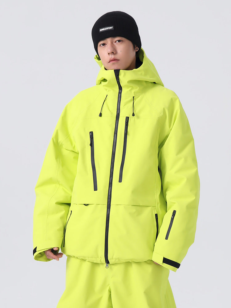 Men's Searipe Unisex Urban Ridge Mountain Freeride Baggy Snow Jacket ...