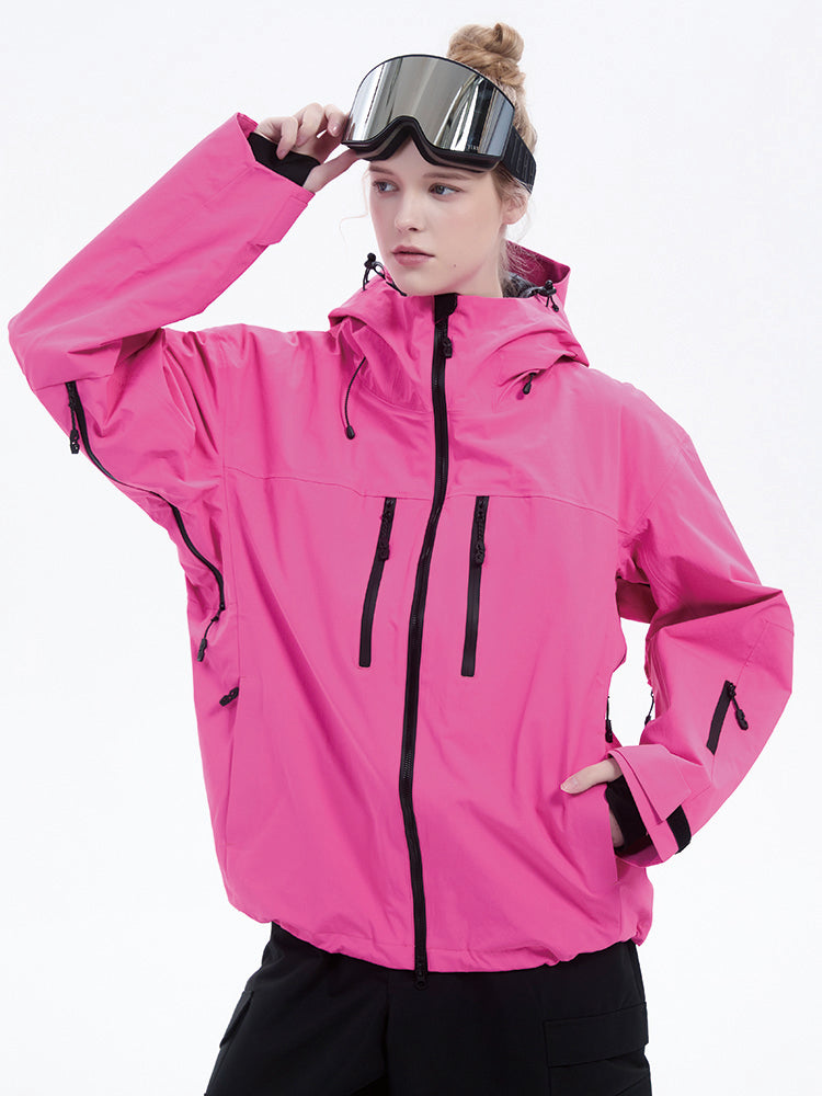 Women's Durable Mountain Pro All Weather Thermal 3L Snow Jacket ...