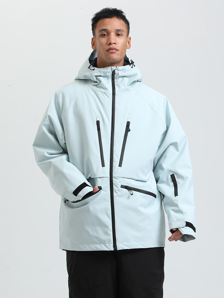 Men's Gsou Snow Durable Mountain Pro All Function Cargo Snow Jacket ...
