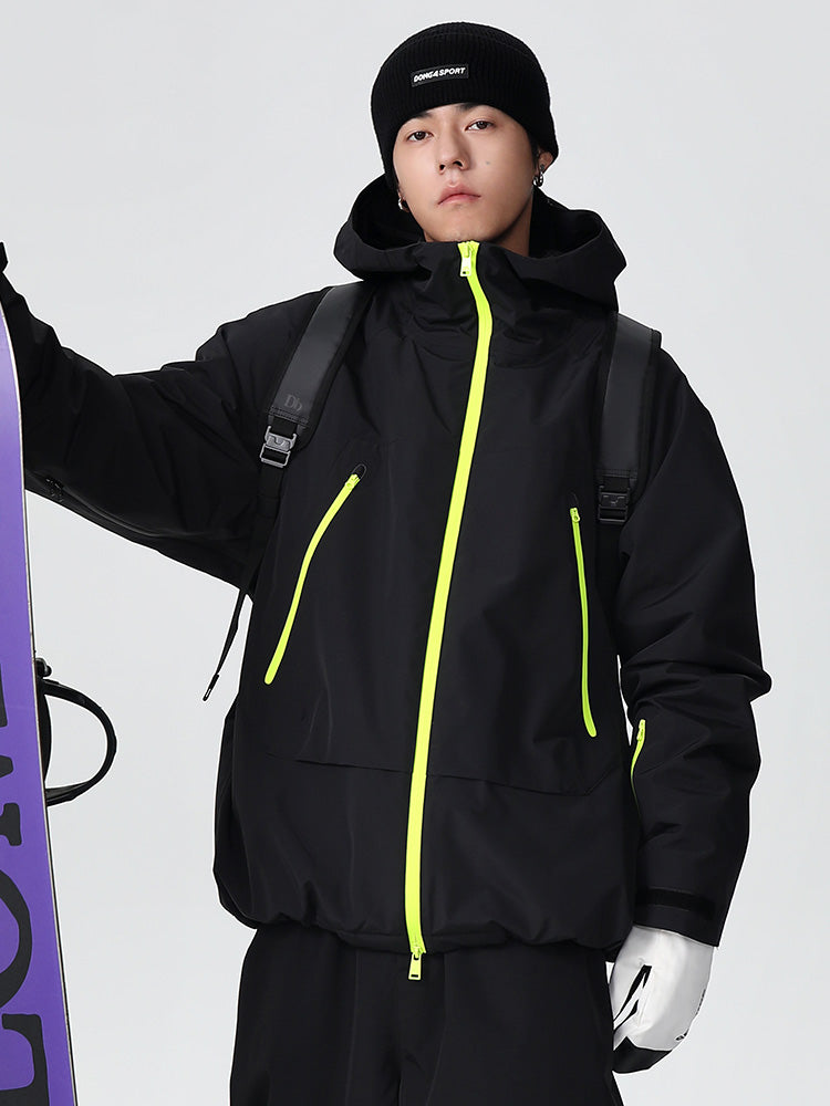 Men's Searipe Durable Mountain Pro All-Weather Baggy Snow Jacket ...