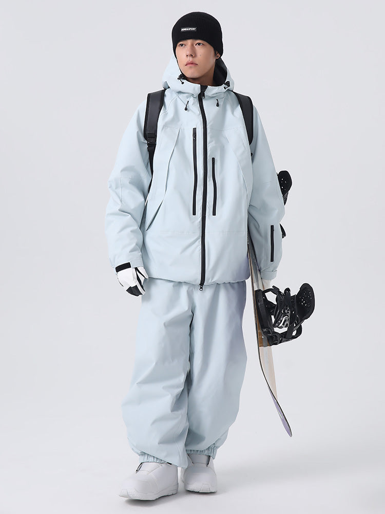 Men's Searipe Unisex Durable Mountain Rider All-Terrain Baggy Snow Suit ...