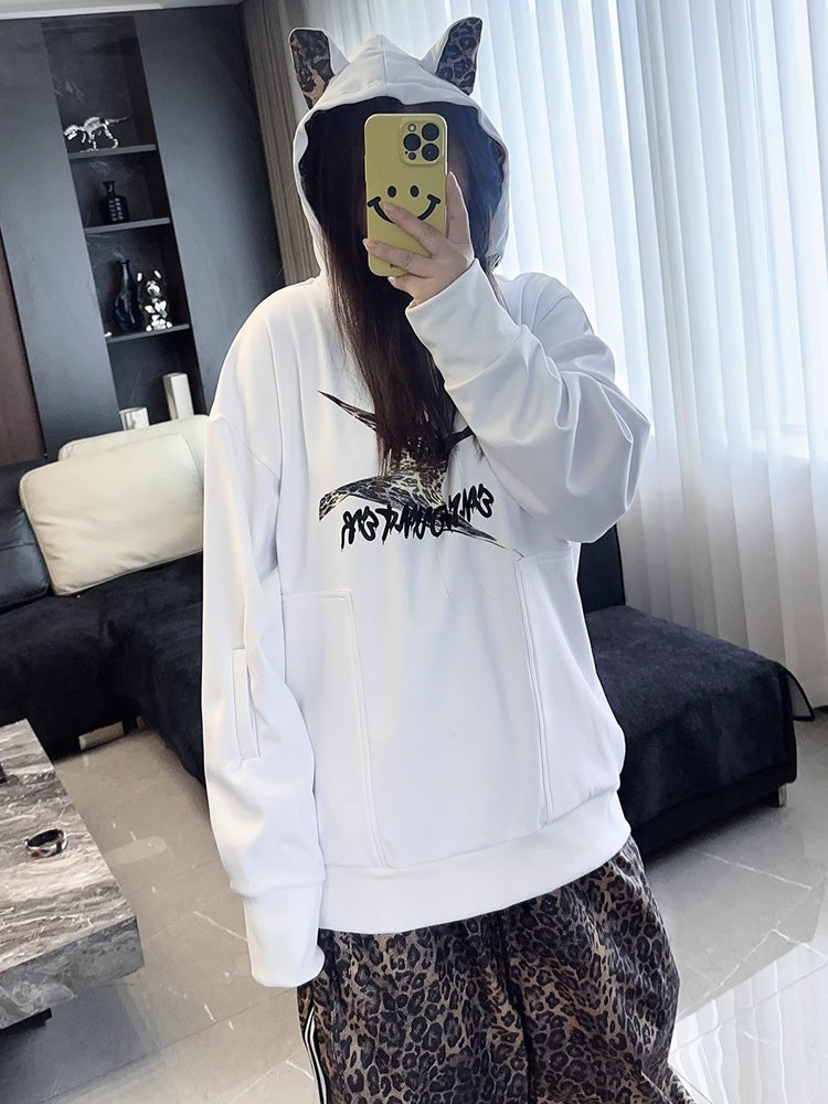 Women's First Encounter Unisex Rebel Leopard Hat Snow Hoodie ...