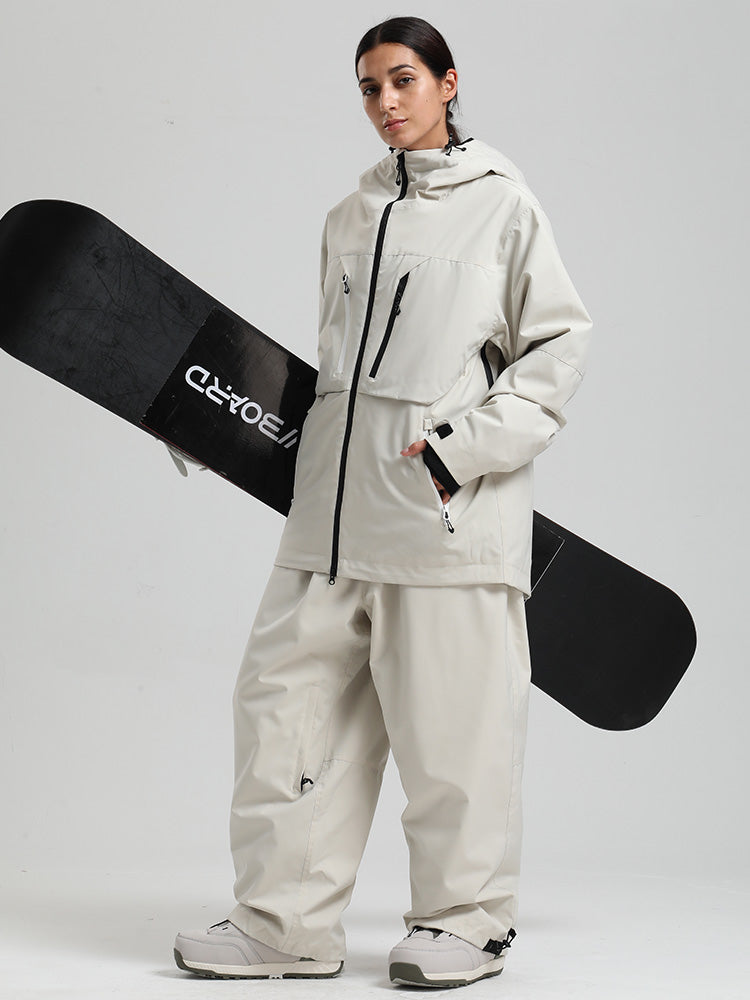 Womens Gsou Snow Durable Mountain Pro Winter Function Cargo Snow Suits ...