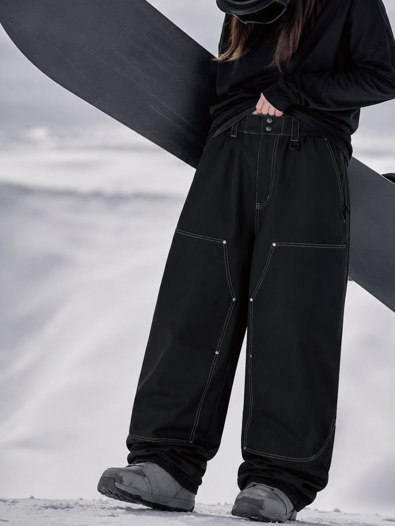 Women's UrbanCraft Freeride Utility Baggy Ski Pants with Reinforced Pa ...