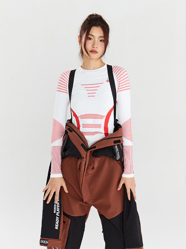 Women's Nandn Waterproof Breathable One Piece Snowboard Suits Jumpsuits ...