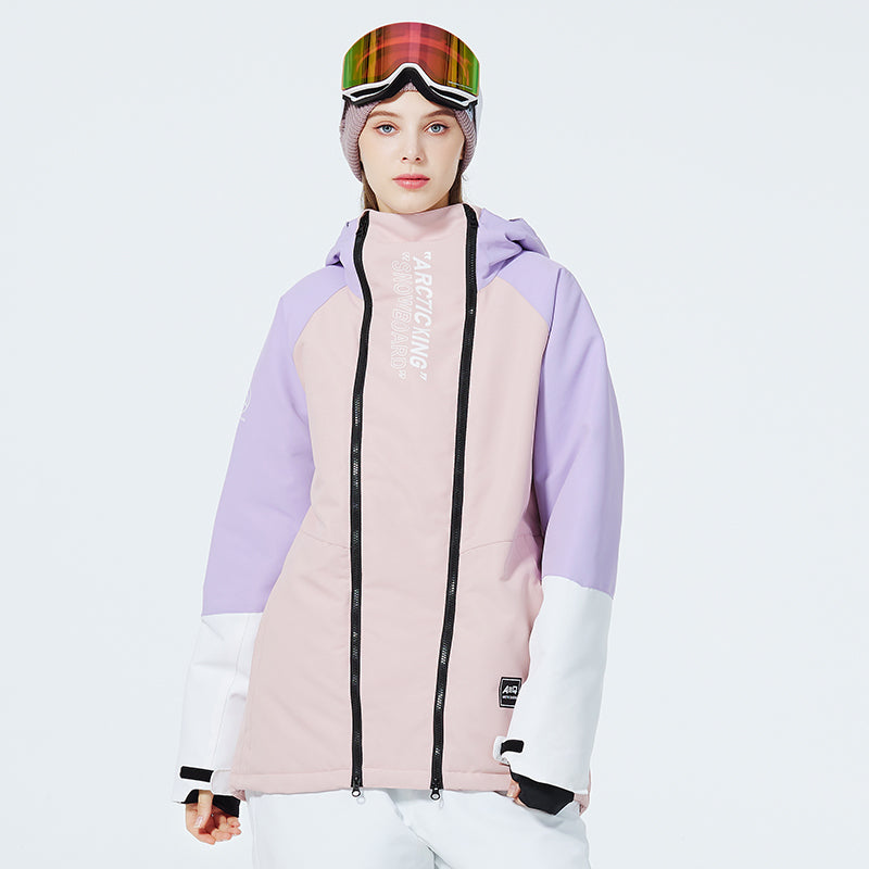 Women's Double Zippers Mountain Discover Snow Jackets | Snowshred