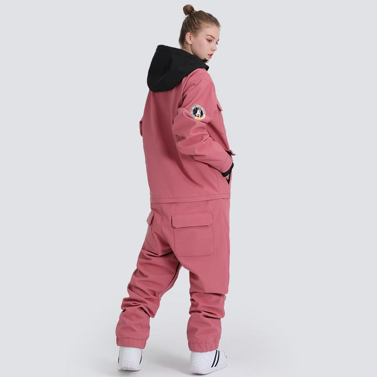 Women's SMN Nasa Ski Jumpsuit Slope Star Ski Suit Winter Snowsuits ...