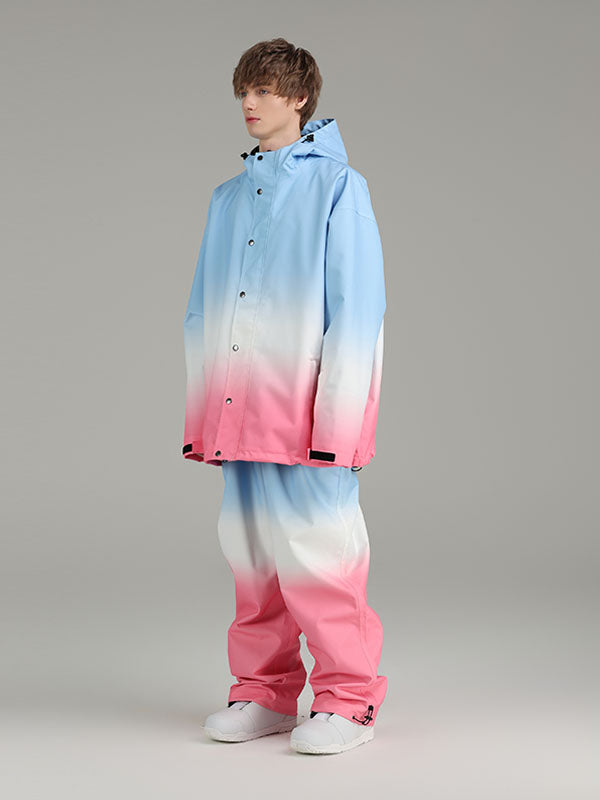Men's Searipe Winter Street Fashion Two Pieces Snowsuit Jacket & Pants ...