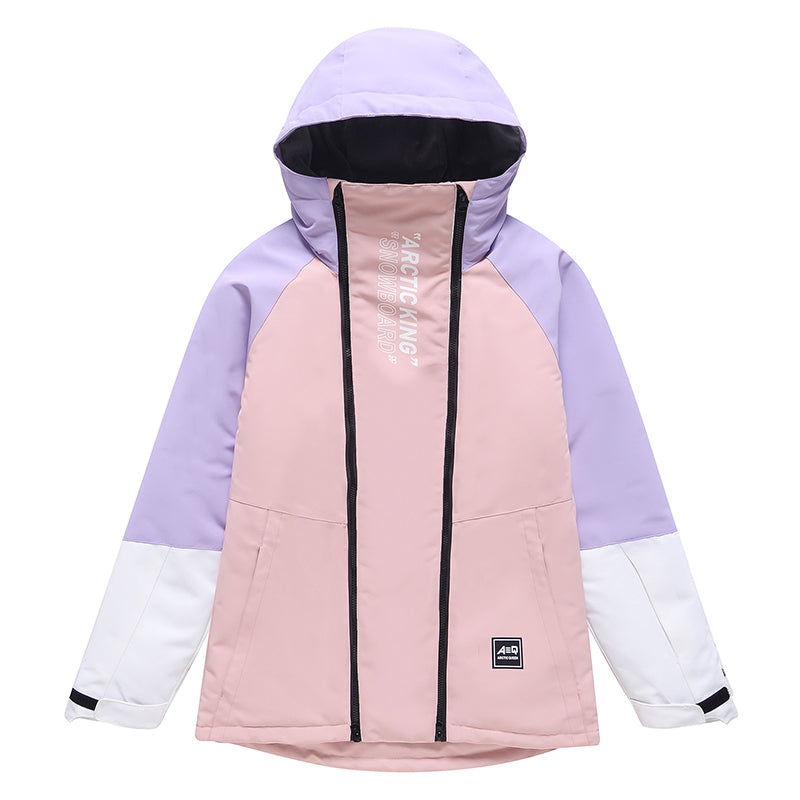 Women's Double Zippers Mountain Discover Snow Jackets | Snowshred