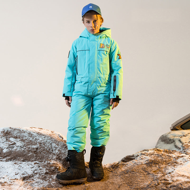 LD Ski Girls New Style Fashion Winter One Piece Jumpsuit Snowsuits ...